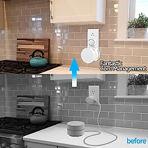 Google WiFi Wall Mount 3 Pack, WiFi Accessories for Google WiFi 1st Generation System and Google WiFi Router Without Messy Wires or Screws (White(3 Pack))
