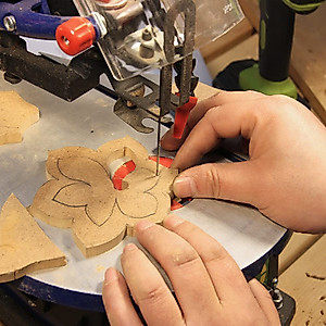 FOXBC 5 Inch Scroll Saw Blade Pin End, (10/15/18 TPI - 36 Pack)