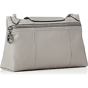 Longchamp Le Pliage Cuir Small Crossbody Leather Shoulder Bag Grey