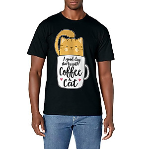 Funny Orange Cat Coffee Mug Cat Lover T-Shirt