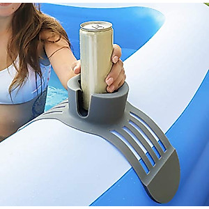 Silicone Anti-Spill Pool Drink Holder - Outdoor Cup Holder for Inflatable Pool, Above Ground Pool, Hot Tub, Jacuzzi - Multifunctional Hot Tub Accessory