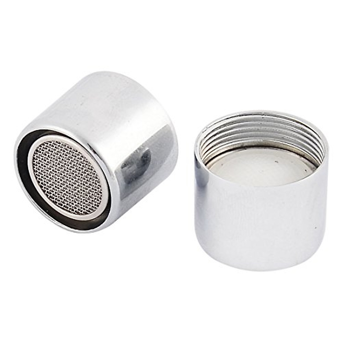 Qtqgoitem Stainless Steel Household Faucet Filter Net Nozzle 19mm Female Thread 2 Pcs Silver Tone (Model: aed dd4 4b5 6b0 5a6)
