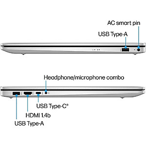 HP Newest 17.3" HD+ Essential Laptop Computer, AMD Ryzen 3 7320U(Beat i3-1215U), 8GB LPDDR5 RAM, 512GB PCIe SSD, Long Battery Life, Numeric Keypad, WiFi, Camera, Fast Charge, Win 11,w/CUE Accessories