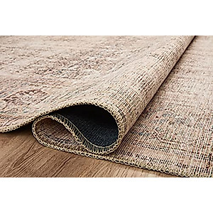Amber Lewis x Loloi Georgie Collection GER-02 Ocean / Sand 7'-6" x 9'-6" Area Rug