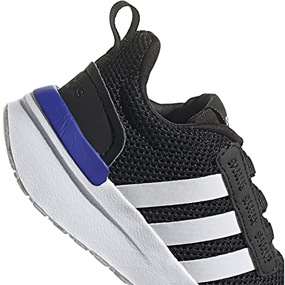 adidas Unisex-Baby Racer TR21 Running Shoe, Black/White/Sonic Ink, 6 Toddler