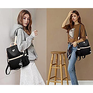 go-done Small Nylon Women Backpack Purse Anti-theft Fashion Travel Shoulder Bag,Ladies Single Shoulder Bag,Mini Backpack