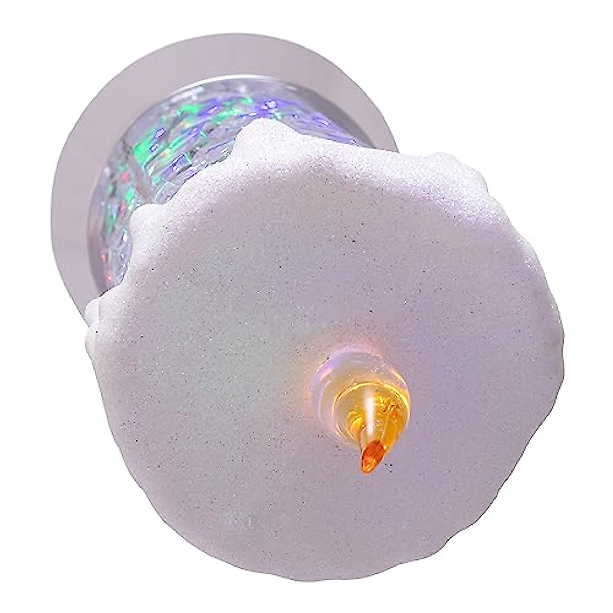 Kurt S. Adler Kurt Adler 9.25-Inch Battery-Operated Color Changing Snowing Candles,plastic and iron, Multi