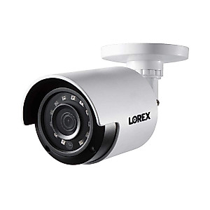 Lorex LBV2531 Indoor/Outdoor 1080p HD Analog Security Bullet Camera, 3.6mm, F1.6 Fixed, 130ft IR Night Vision, IP66, White (Renewed)