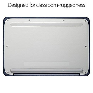 ASUS 11.6" C202SA Series 16GB Chromebook (Dark Blue/Silver) C202SA-YS02 (Renewed)