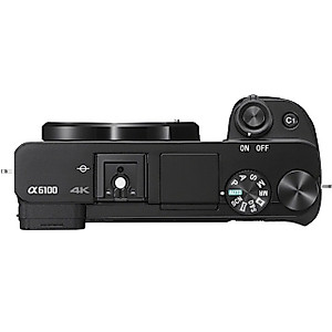 Sony a6100 Mirrorless Camera w/E PZ 16-50mm f/3.5-5.6 OSS Lens + E 55-210mm f/4.5-6.3 OSS Lens + 420-800mm f/8.3 HD Lens + 2X 64GB Memory, Case, Filters, Tripod, More (35pc Bundle)