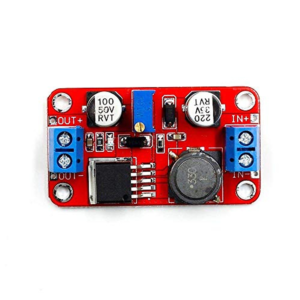 ACEIRMC 3pcs XL6019 5A High Power Current DC to DC Step-up 5V 6V 12V 24V 3-35V to 5-40V XL6019 Converter Adjustable Voltage Regulator Power Modules Boost Module Booster (3pcs)