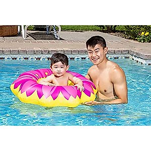 Poolmaster Flower Swimming Pool Baby Float Rider, Yellow
