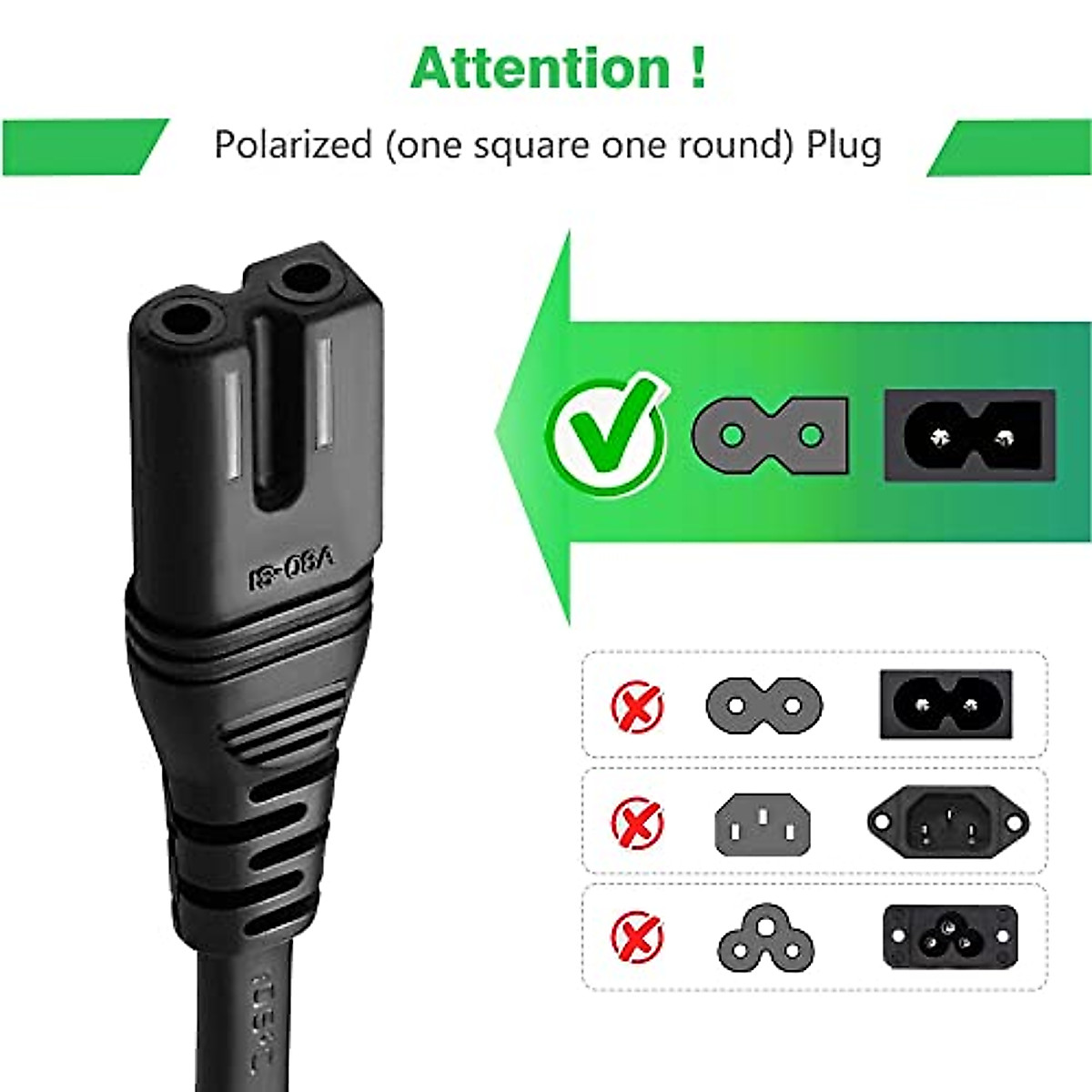 Aprelco 5ft AC Power Cord Cable Plug Compatible with Bose SoundTouch Sound Touch 20 Digital Media Streamer 355589-1200