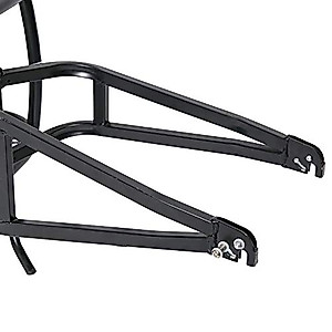 QuietKat 20QKCTSW Rear Cargo Trailer, Single Track FatTire Off Road, 14”x 24” Storage