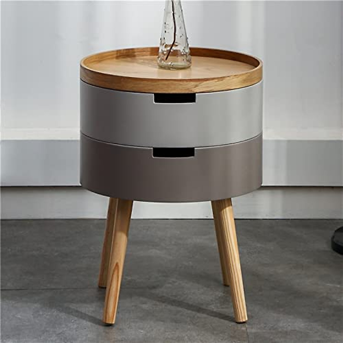 HIGOH Bedside Table Bedside Table Bedroom is Small and Simple (Color : 1)