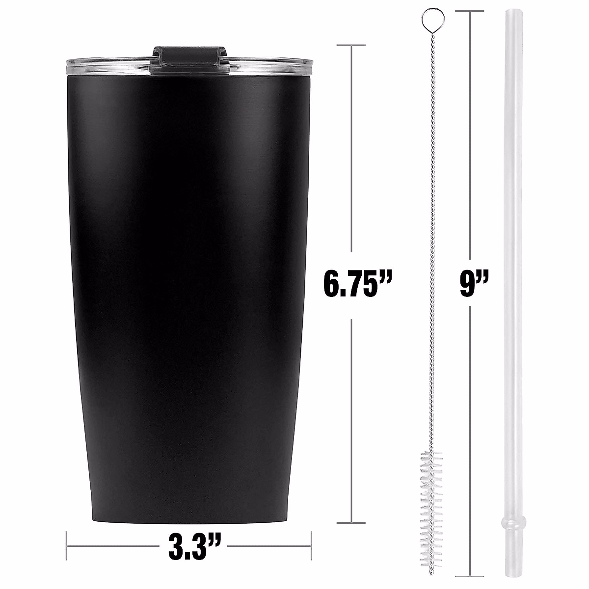 Logovision Papa Smurf Tumbler, Stainless Steel, 20 oz, Travel Mug, Vacuum Insulated & Double Wall with Leakproof Lid