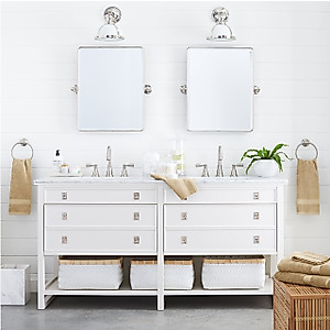 Amazon Brand – Pinzon 6 Piece Blended Egyptian Cotton Bath Towel Set - Driftwood