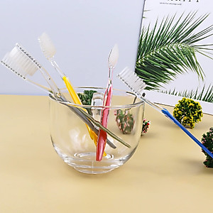 fafortune Disposable Toothbrushes,Toothbrushes Individually Wrapped,Toothbrushes in Bulk Individually Wrapped for Hotel,Air Bnb,Shelter/Homeless/Nursing Home/Charity/Church 5 Colors (20 PCS)