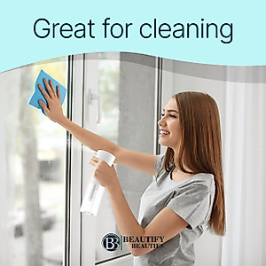 BeautifyBeauties Spray Bottle For Hair – Continuous Mister Spray Bottle for Hairstyling, Cleaning, Plants, Pets, Barbers, Salons, Essential Oil Scents (10.1 Ounce)