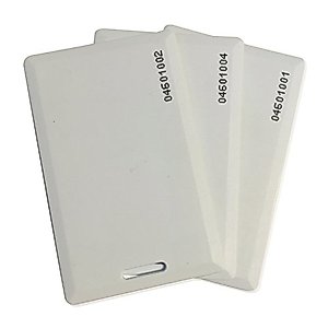 26 Bit Proximity Clamshell Weigand Prox Swipe Cards Compatable with ISOProx 1386 1326 H10301 Format Readers and Systems. Works with The vast Majority of Access Control Systems(100 pcs)