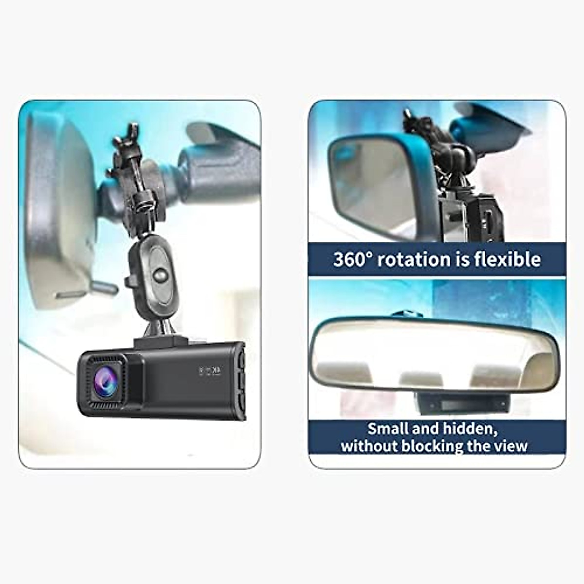 YeeBeny Dash Cam Mount Rear View Mirror Holder, Redtiger Dash Cam Mount Be Applicable to REDTIGER F7N-Plus