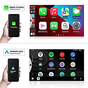 Dasaita with Scout Android 10 Radio for Honda Accord 8th 2008 2009 2010 2011 2012 GPS Navigation Head Unit Wireless Carplay Android Auto Multimedia Music Video Player Stereo Bluetooth 5.0 4G+64G