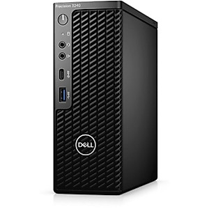 Dell Precision T3240 Workstation Desktop | Core i9-10900 - 512GB SSD Hard Drive - 16GB RAM - Nvidia Quadro P400 | 10 cores @ 5.2 GHz - 2GB GDDR5 Win 10 Pro Black