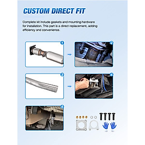 Nilight Catalytic Converter for Chrysler 200 2011-2014 / Sebring 2007-2010 / Dodge Avenger 2008-2012 / Caliber 1.8L/2.0L/2.4L F.W.D only 2007-2012 / Journey 2009-2018 / Jeep Compass Patriot 2007-2017