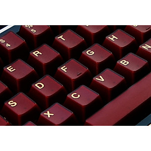 1 one enjoy 114 Keys ABS Custom Keycaps Set, Double Shot Keycaps, Suitable for Cherry MX Mechanical Gaming Keyboard, Without PAD Area