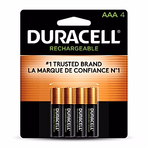 Duracell Precharged Recharg. Battery,AAA (Pack of 2)