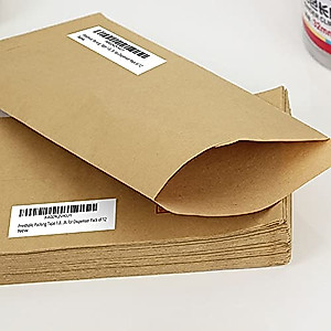 Printholic - 12 Rolls Compatible with Brother DK 1201 (1-1/7" x 3-1/2") Labels Barcode Shipping Labels - 400/Roll DK Adress Labels for Brother QL Label Printers - Include 1 Detachable Frame