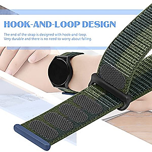 YCHDDER Quick Release Watch Bands-16mm 18mm 20mm 22mm Watch Bands, Solo Loop Nylon Watch Straps Replacement Wristband for Men Women