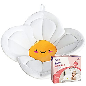 Nuliie Baby Bathtub Newborn Sink Bathtub Baby Sink Bath Mat Soft Flower Infant Bathtub Support, Baby Newborn Essentials, Baby Gifts and Baby Registry Search