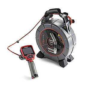 RIDGID 40798 SeeSnake MicroReel Video Inspection System with CA-350 Plumbing Snake Camera Monitor & 19238 NaviTrack Scout Locator, Underground Pipe Locator and Underground Cable Location Device Small