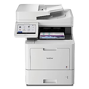 Brother MFC‐L9610CDN Enterprise Color Laser All‐in‐One Printer with Fast Printing, Large Paper Capacity, and Advanced Security Features