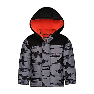 Carter's Baby Boy Two Piece Snowsuit, Heather Grey, 18 Months