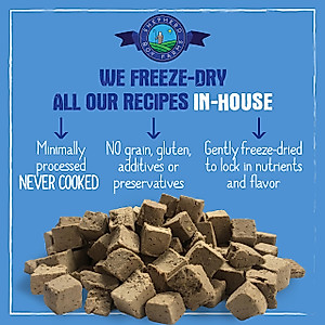 Shepherd Boy Farms Freeze Dried Raw Dog Food (Beef Recipe), All Natural Raw Dog Food, 14 oz Bag, Freeze-Dried Dog Food, Made in USA, High in Protein, Raw Nutrition, Food Topper or Complete Meal