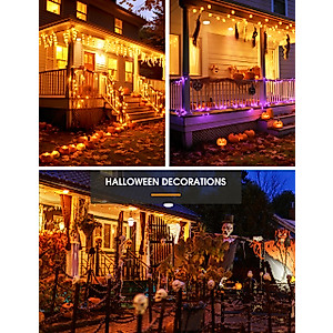 LOHAS Orange Flood Light Bulbs, PAR38 LED Flood Light Outdoor 100W Equivalent, 15 Watt Colored Porch Light Bulb, E26 Base Ideal for Home Lighting, Holiday, Party Decoration, 2 Pack