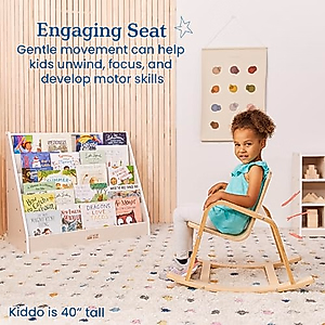 ECR4Kids Bentwood Rocking Chair, Kids Furniture, Natural