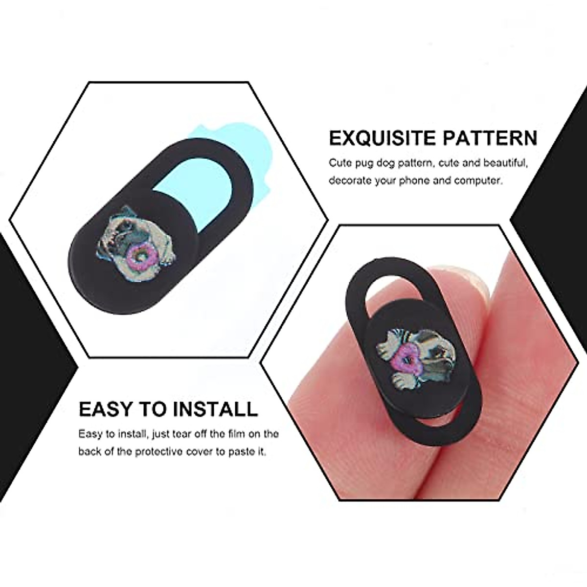 Hemobllo 2Pcs Tablet Notebook Webcam Cover Phone case abs Webcam Cover Anti Peeping Cell Phone Notebook Shield Anti-Peeping Camera Covers Slider Video Camera Computer Camera Covers