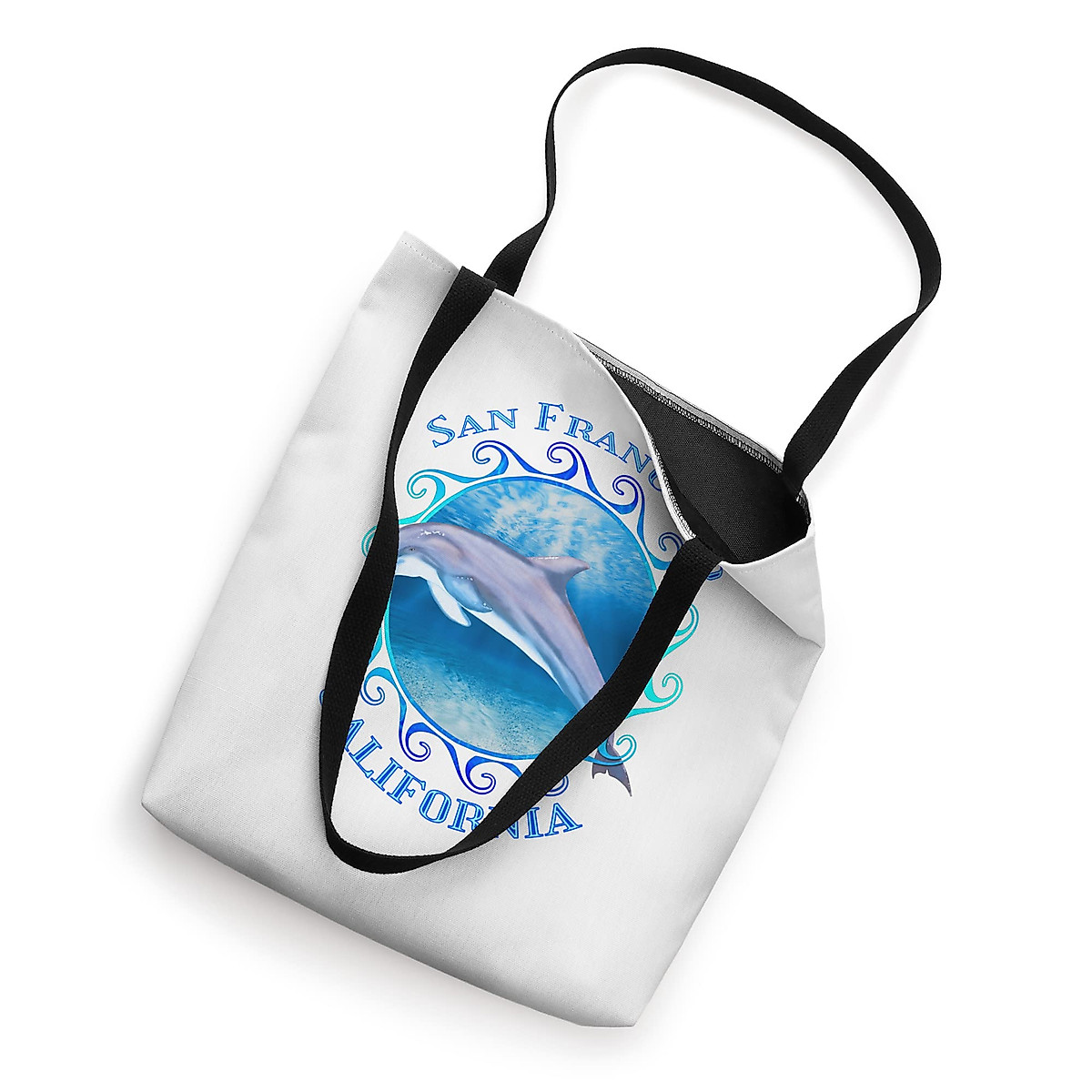 San Francisco California Vacation Souvenir Dolphin Tote Bag