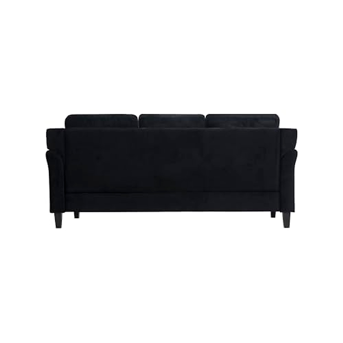 Naomi Home Raelynn Sofa Black/Microfiber