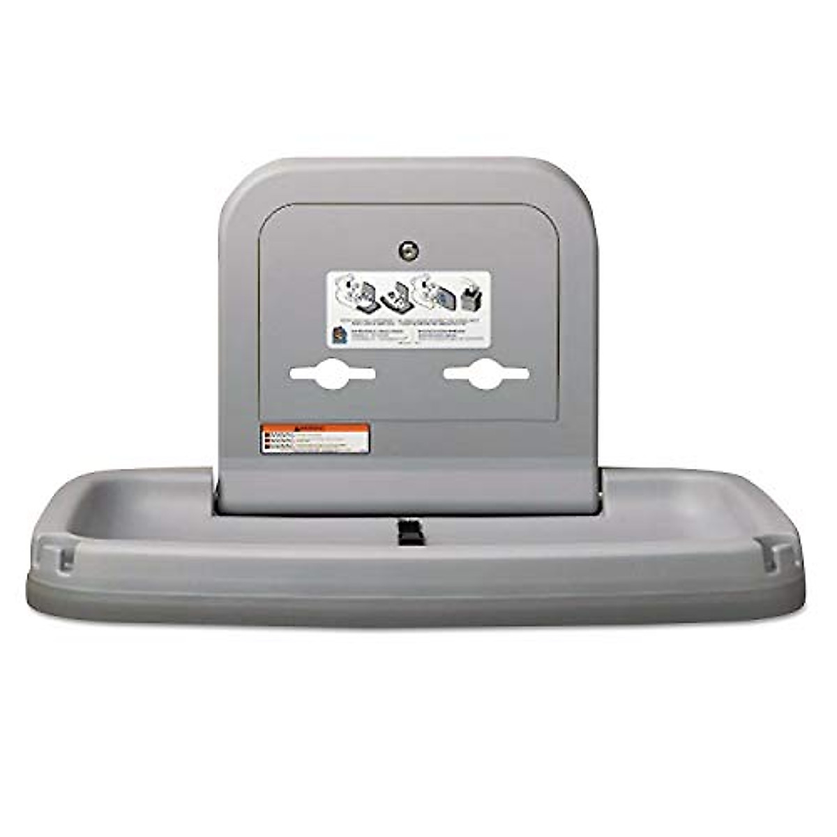 Koala Kare KB200-01 Horizontal Wall Mounted Baby Changing Station, Grey