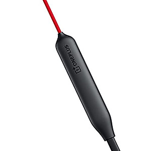 OnePlus Bullets Wireless Z2 Bluetooth 5.0 in Ear Earphones, Bombastic Bass – 12.4 mm Drivers, 30 Hrs Battery Life (Acoustic Red)