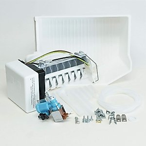 W10715708 for- Whirlpool Choice Parts Refrigerator Ice Maker Bucket and Valve