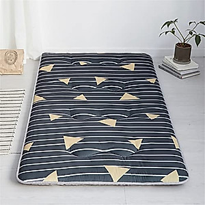 YLYAJY Foldable Tatami Mat Single Double Suitable for Student Dormitory Bed Mat Mattress Medium Thicken Mattress Breathable (Color : D, Size : 120 x 200cm 1.7kg)