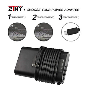 New 65W USB-C Type C AC Adapter Laptop Charger Replacement for Dell Latitude 5290 7200 7210 7400 7389 7390 2-in-1 7300 7320 7310 5320 7275 7370 XPS 13 9300 9310 9360 9365 9370 9380 LA65NM170