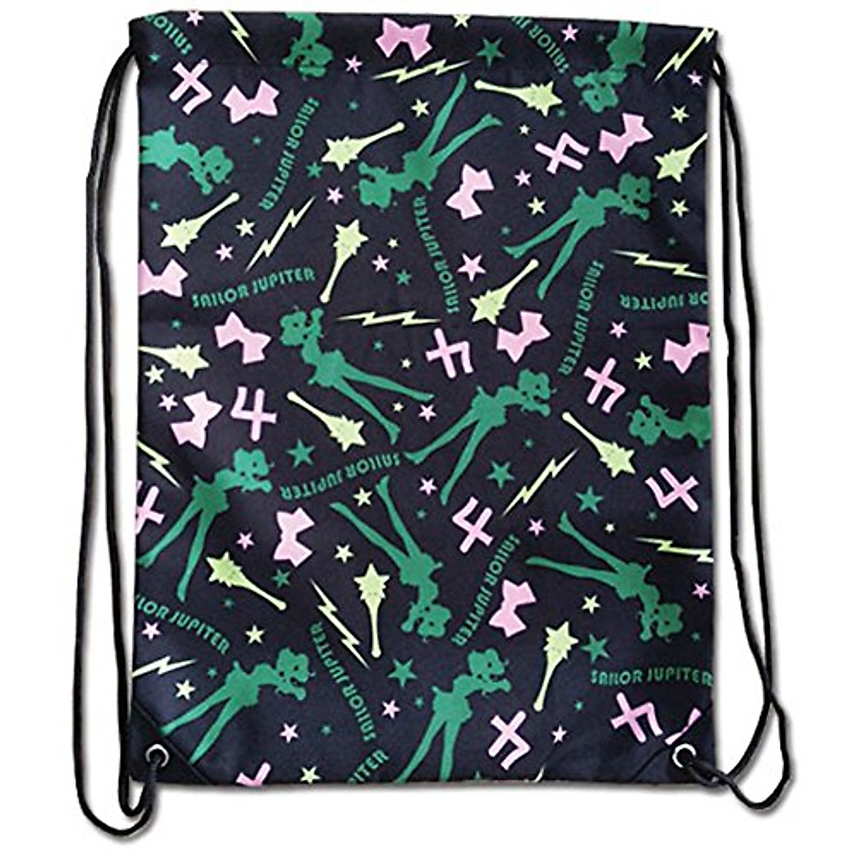 Sailor Moon Drawstring Backpack - Sailor Jupiter Pattern
