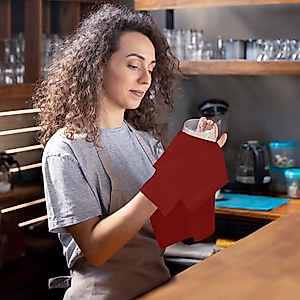 Utopia Home [24 Pack, Red] Cloth Napkins 17x17 Inches, 100% Polyester Dinner Napkins with Hemmed Edges, Washable Napkins Ideal for Parties, Weddings and Dinners