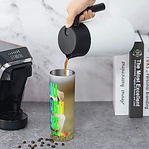 Custom Tumblers Cup with Lid Straw, Personalized Text Photo 20 oz Stainless Steel Insulated Coffee Mug Ice Cup Customized Double Wall Vacuum Travel Mug Water Cup for Home Office